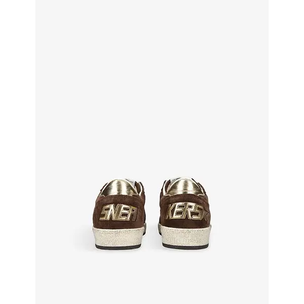 GOLDEN GOOSE Ballstar Suede Trainers - Brown/oth