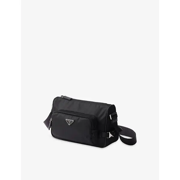 Prada Re-nylon And Leather Shoulder Bag