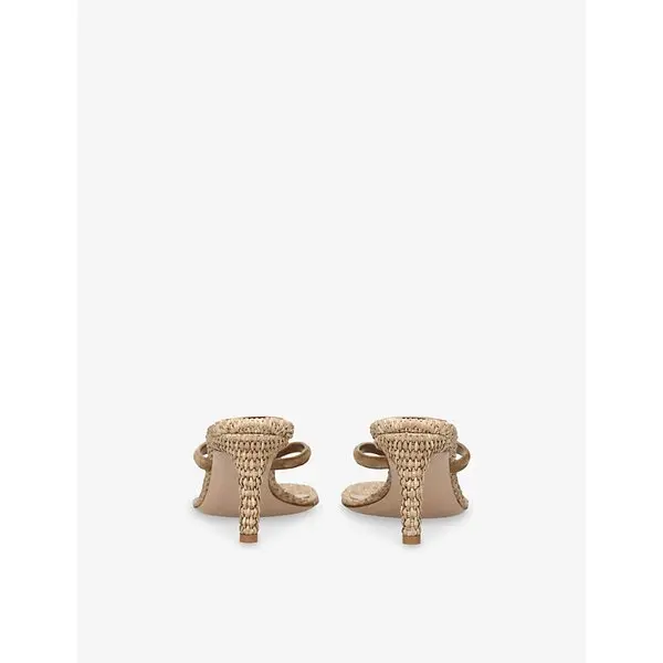 GIANVITO ROSSI Calypso Heeled Sandals - Camel