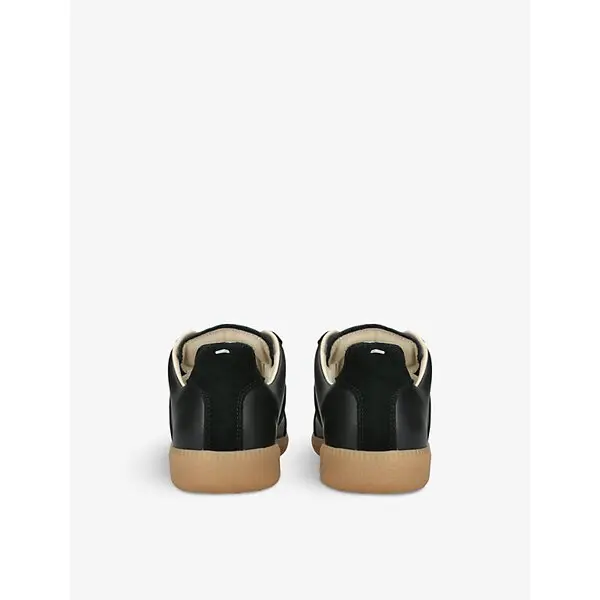 MAISON MARGIELA Replica Leather Low-top Trainers - Black