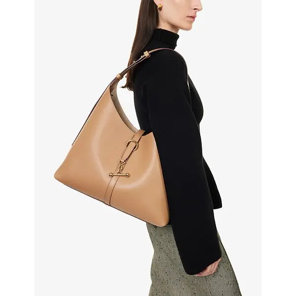 Strathberry Kite Hobo Maxi Leather Shoulder Bag