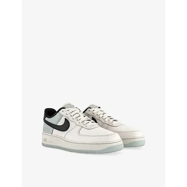 Nike Air Force 1 '07 Leather Trainers - Phantom Black Light