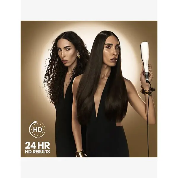 GHD Chronos Max Wide Plate Hair Straightener - White