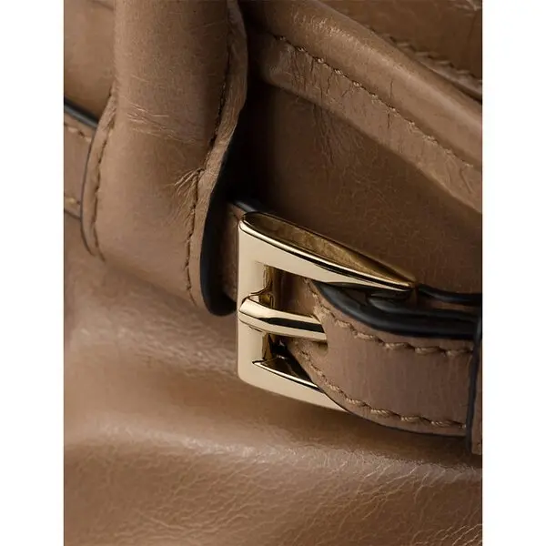 Prada Bonnie Mini Leather Handbag - Powder