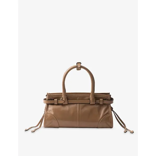 Prada Bonnie Mini Leather Handbag - Powder