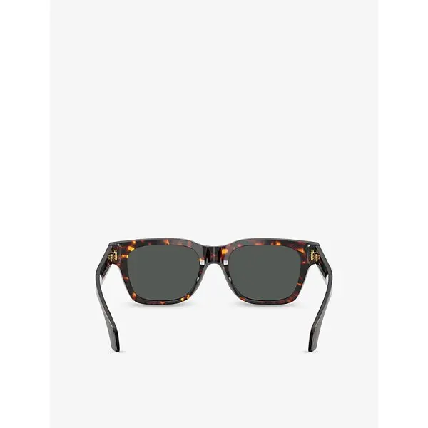 Versace Ve4486 Square-frame Acetate Sunglasses - Brown