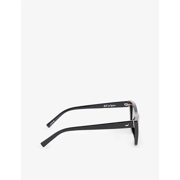 Le Specs Velodrome Cat-eye Acetate Sunglasses - Black