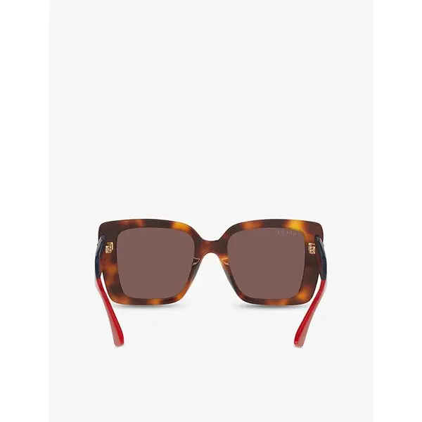 Gucci Gg1861s Square-frame Sunglasses - Brown
