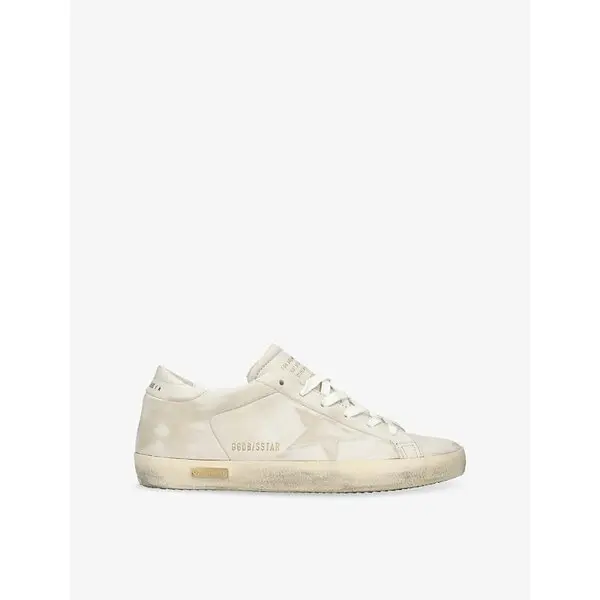 GOLDEN GOOSE Super Star Leather Trainers - Bone