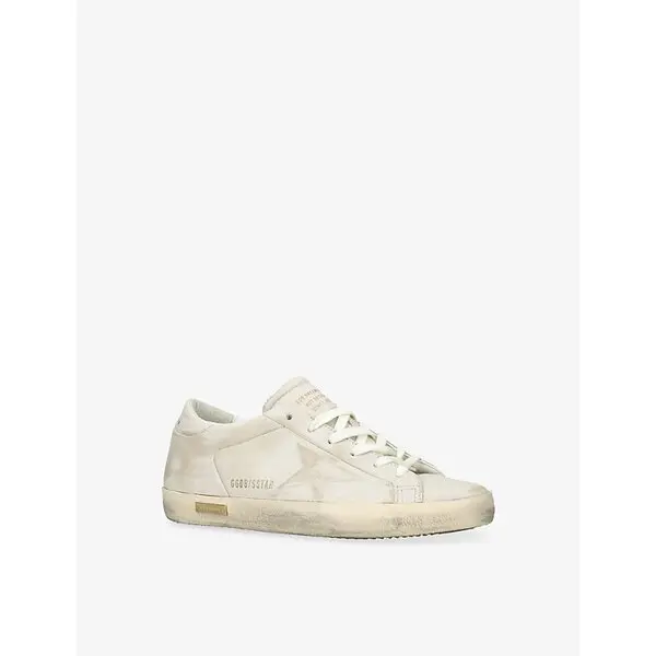 GOLDEN GOOSE Super Star Leather Trainers - Bone