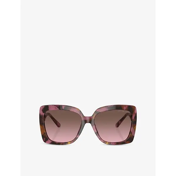 Michael Kors Butterfly-frame Acetate Sunglasses - Brown