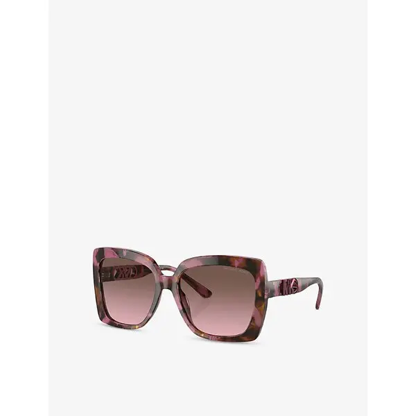 Michael Kors Butterfly-frame Acetate Sunglasses - Brown