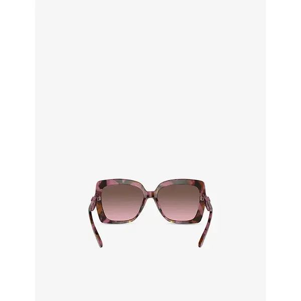 Michael Kors Butterfly-frame Acetate Sunglasses - Brown