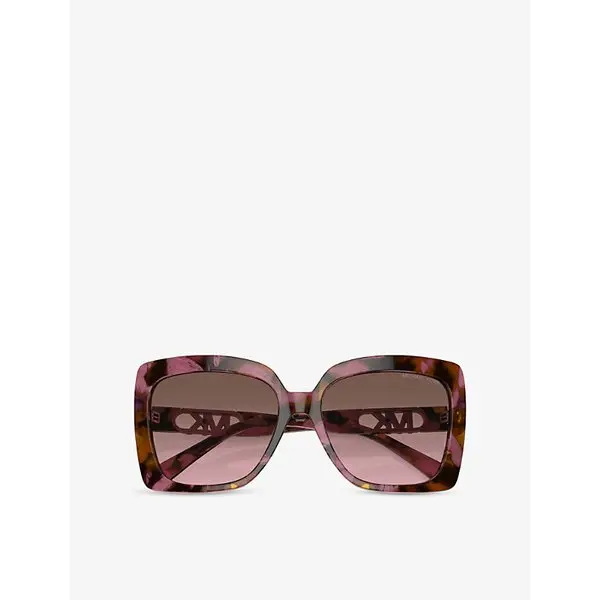 Michael Kors Butterfly-frame Acetate Sunglasses - Brown