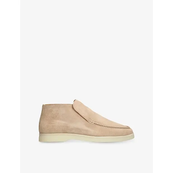 AURELIEN City Suede Loafers - Beige