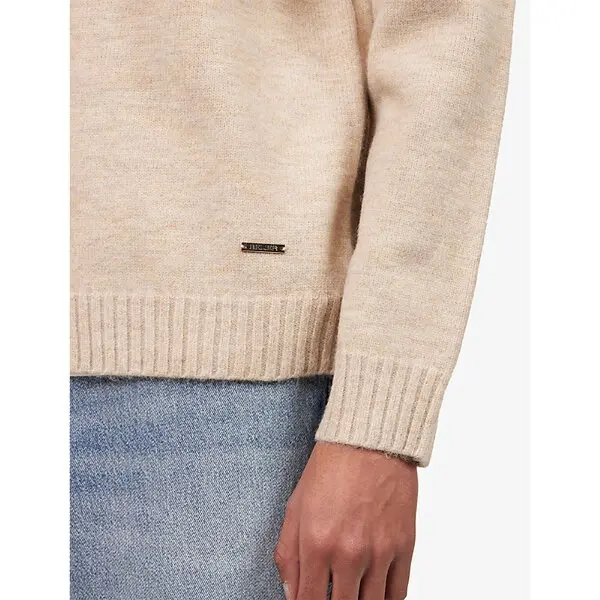 BELIER Patch-pocket Collared Knitted Overshirt