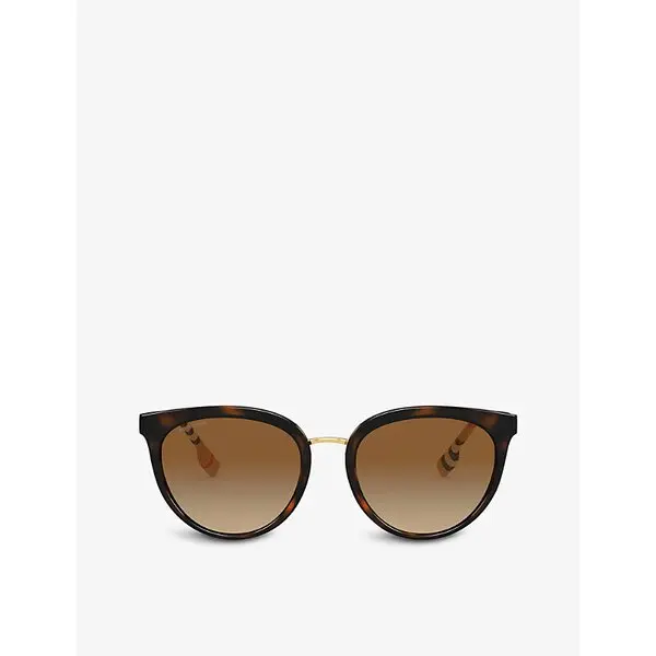 Burberry Phantos-frame Sunglasses - Brown