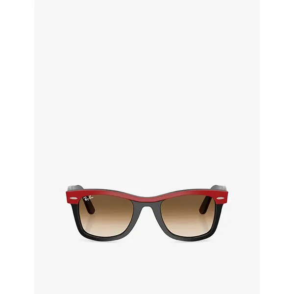 Ray-ban Wayfarer Rectangle-frame Sunglasses - Black
