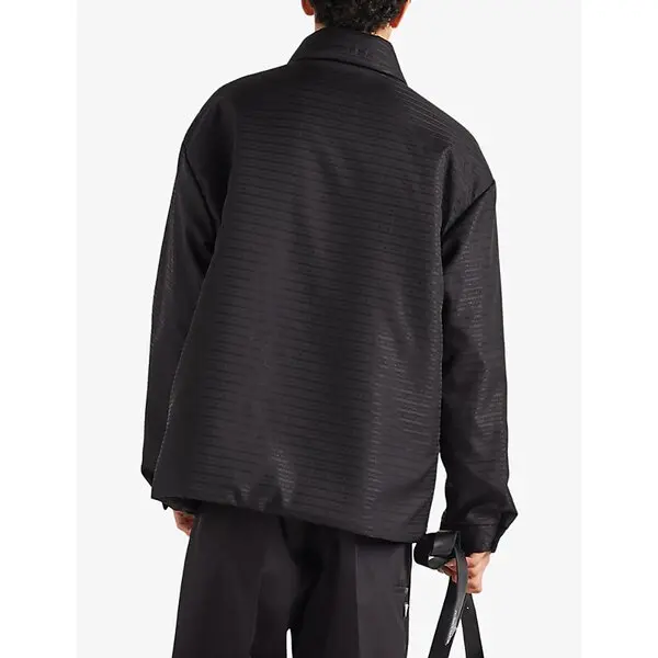 Prada Re-nylon Brand-plaque Padded Polyamide Jacket