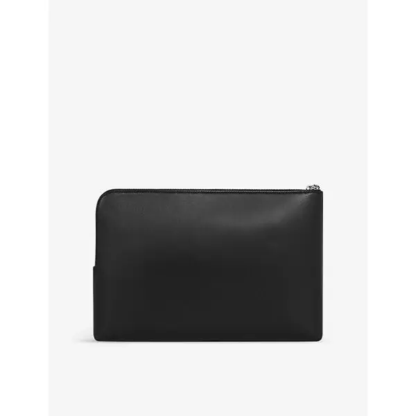 Montblanc Soft Brand-plaque Leather Pouch