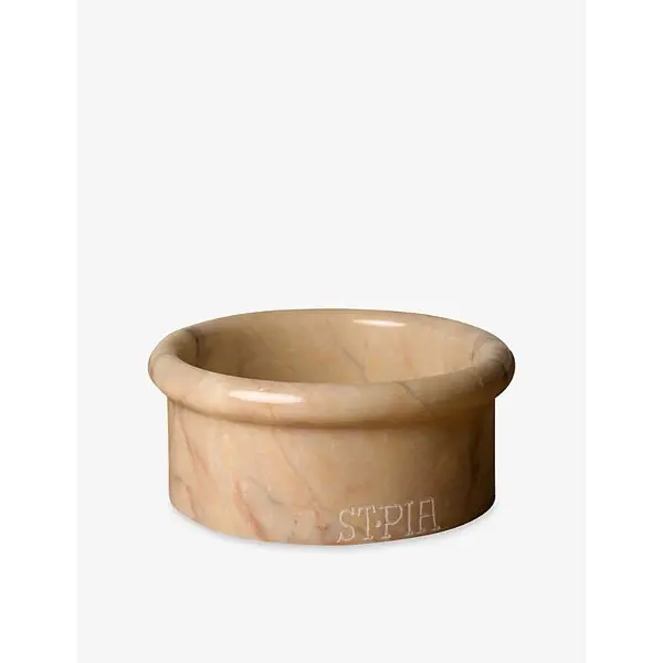 ST.PIA Marbowl Marble Dog And Cat Bowl 19cm - One-color