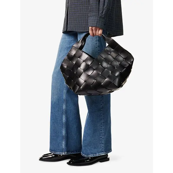 Dragon Diffusion Botteghe Leather Mini Tote Bag - Black