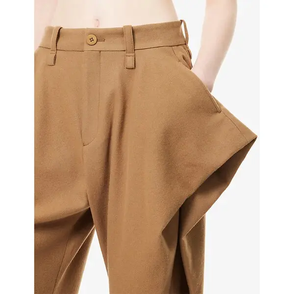Issey Miyake Straight-leg Wool-blend Trousers