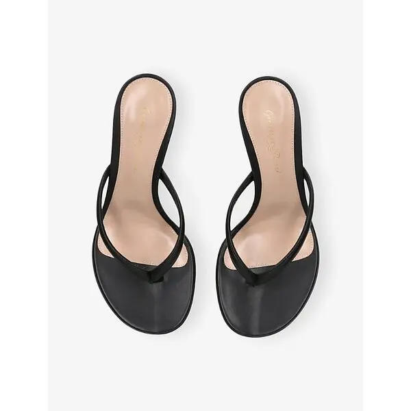 GIANVITO ROSSI Calypso Heeled Leather Sandals