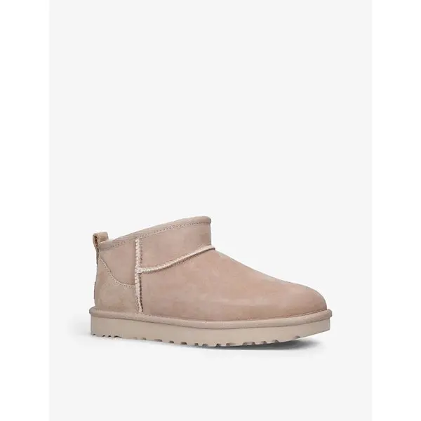 UGG Classic Ultra Mini Sheepskin Boots - Beige