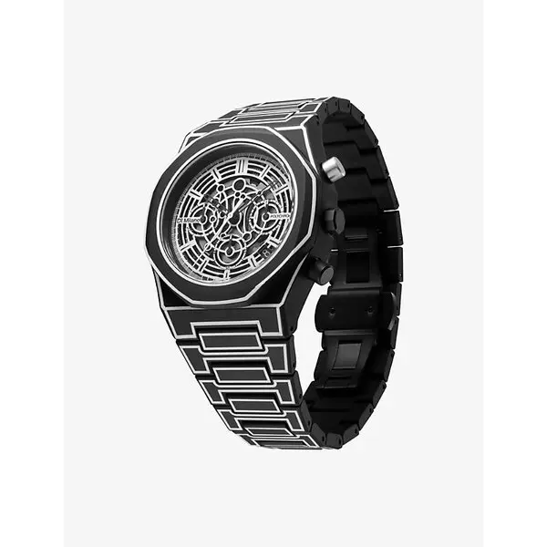 D1 MILANO Polychrono Sketch Polycarbonate Watch 40.5mm - Black