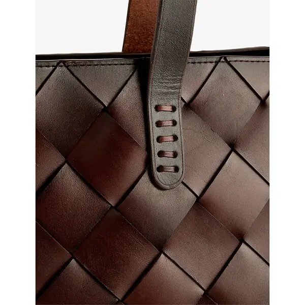 Dragon Diffusion Woven Leather Tote