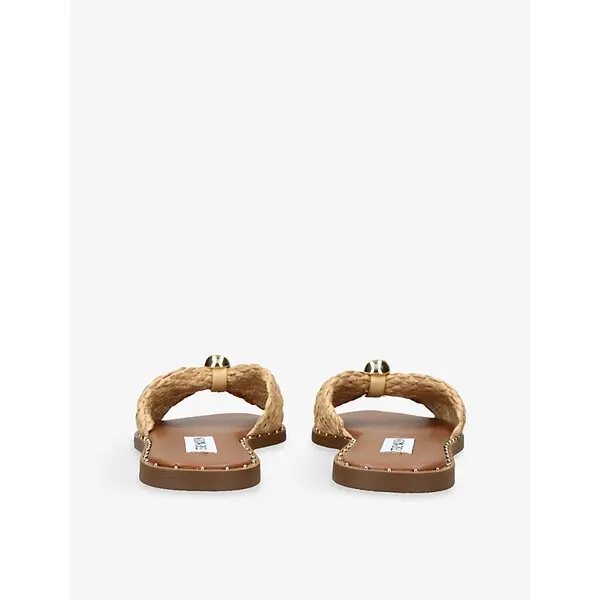 Steve Madden Dipsy Raffia Flat Sandals