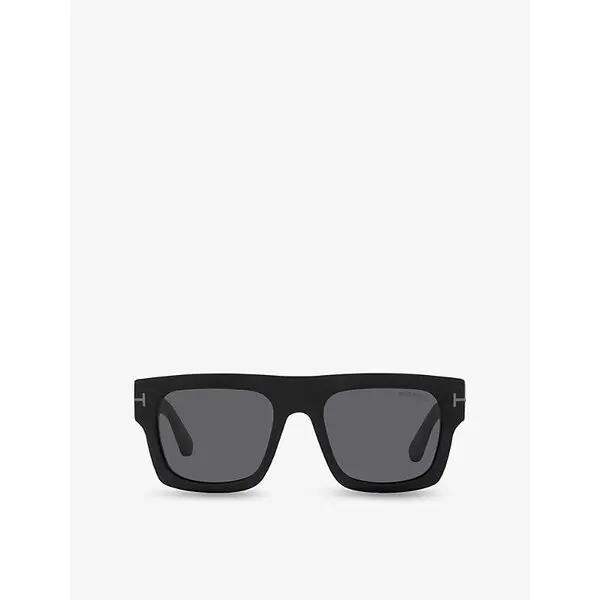 TOM FORD Irregular Sunglasses - Black
