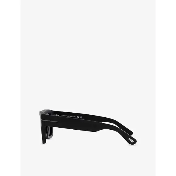 TOM FORD Irregular Sunglasses - Black