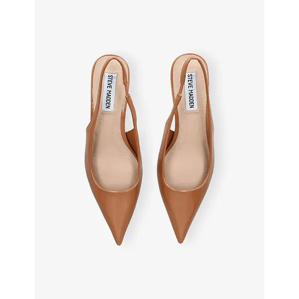 Steve Madden Kittie Faux-leather Slingbacks