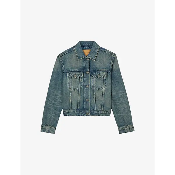 The Kooples Short Denim Jacket