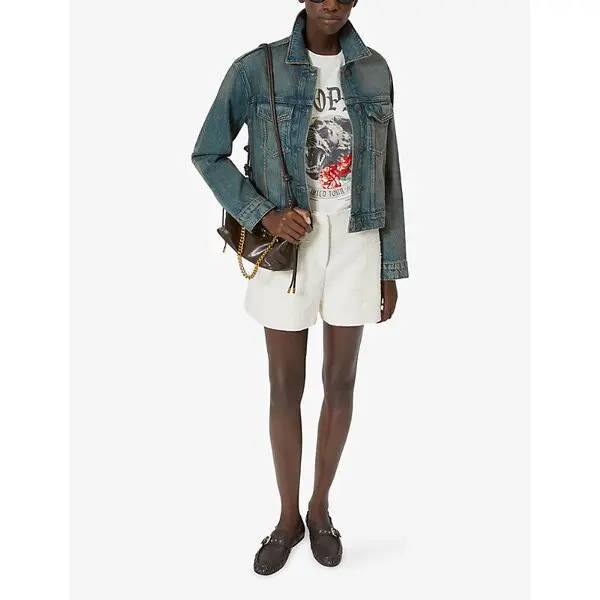 The Kooples Short Denim Jacket