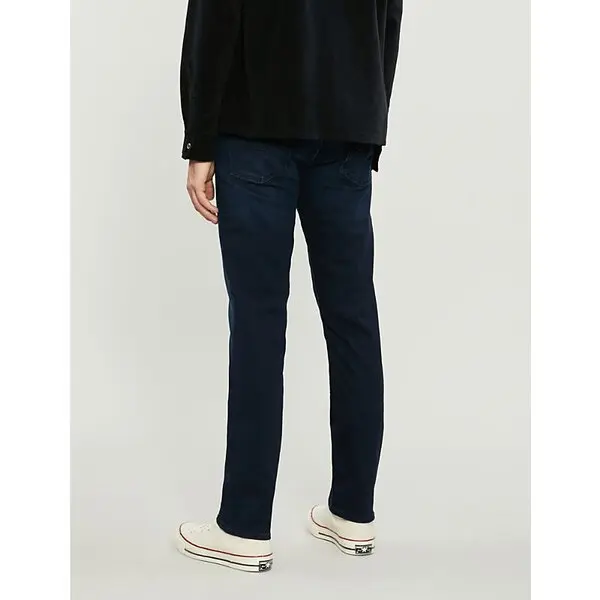 7 For All Mankind Slimmy Luxe Performance Plus Slim-fit Jeans - Deep Blue