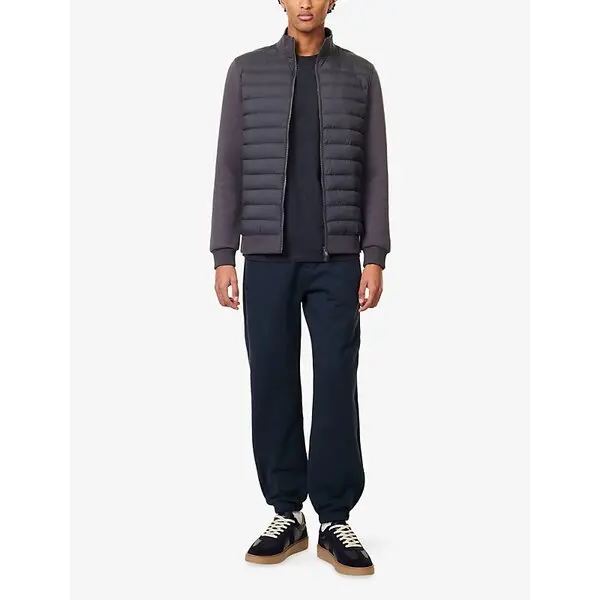 ARNE Drawstring Relaxed-fit Cotton-blend Jogging Bottoms - Navy