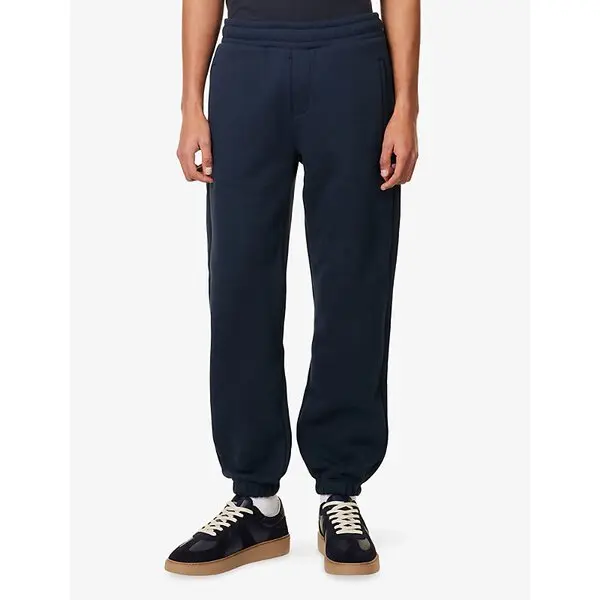 ARNE Drawstring Relaxed-fit Cotton-blend Jogging Bottoms - Navy