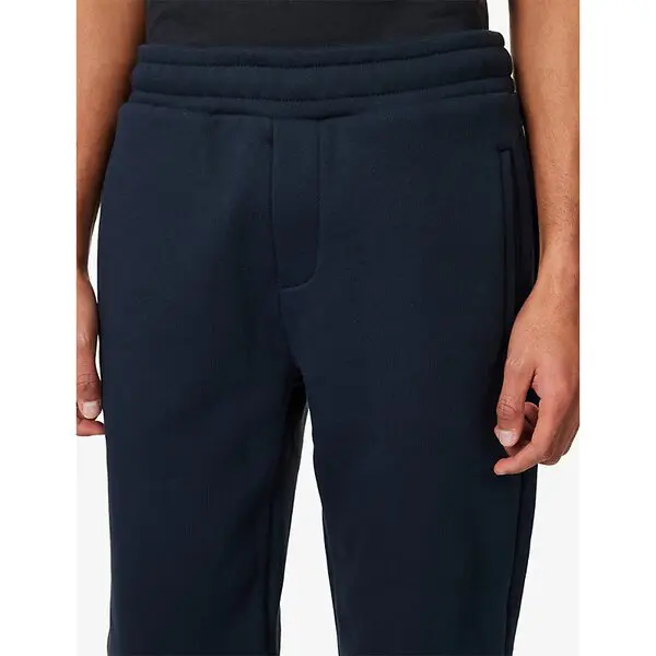 ARNE Drawstring Relaxed-fit Cotton-blend Jogging Bottoms - Navy