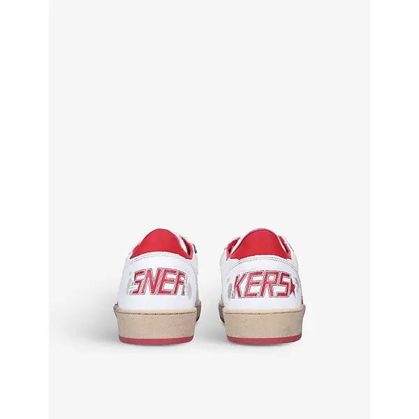 GOLDEN GOOSE Ball Star Leather Low-top Trainers - White/comb