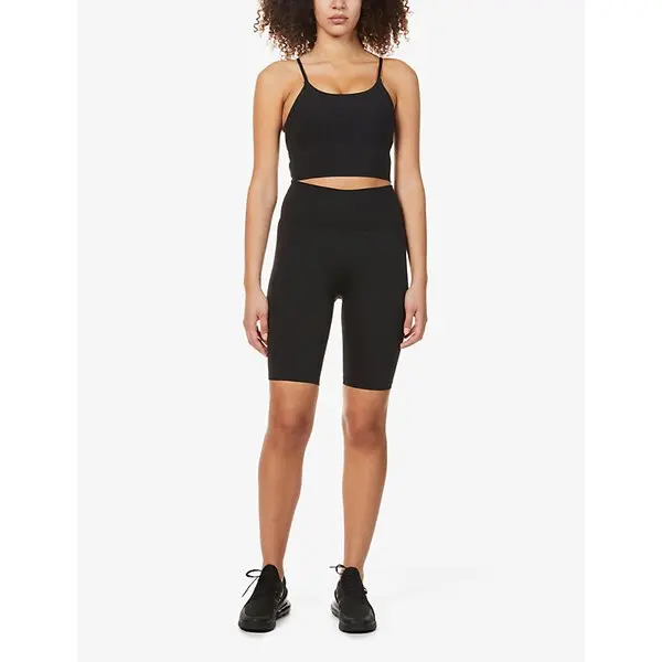 ADANOLA Round Neck Stretch-jersey Bralette