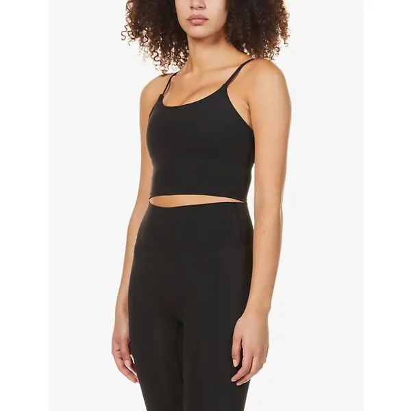ADANOLA Round Neck Stretch-jersey Bralette