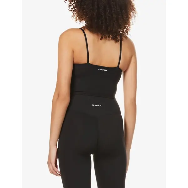 ADANOLA Round Neck Stretch-jersey Bralette