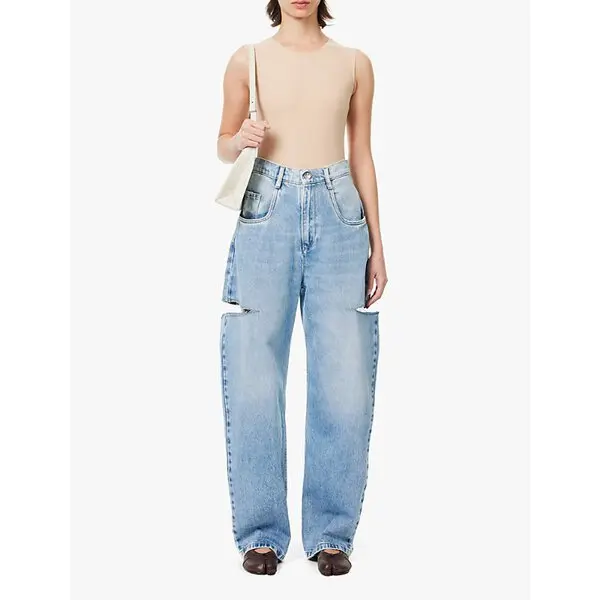 MAISON MARGIELA 5-pocket Straight Leg Jeans