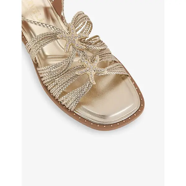 Carvela Marina Metallic Braided Sandals