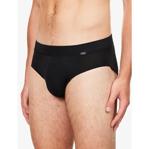 Hanro Logo Stretch-jersey Briefs