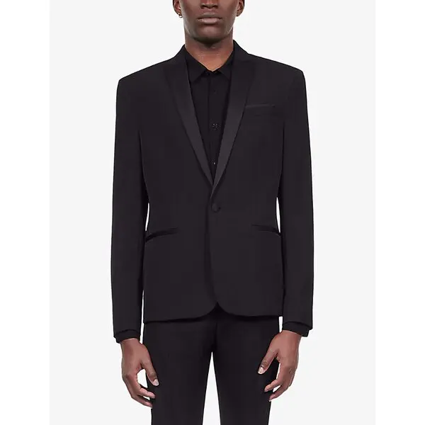 The Kooples Regular-fit Single-breasted Wool Blazer