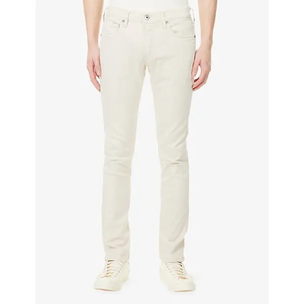 Paige Lennon Slim-fit Stretch-cotton Trousers